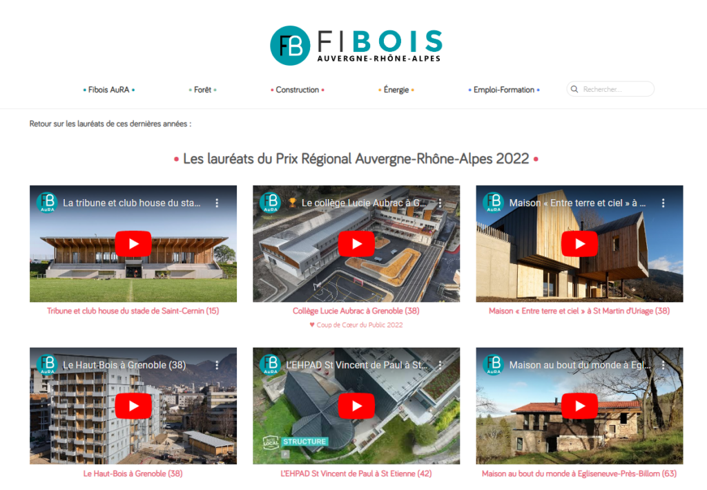 Prix Régional Construction Bois 2023 : Déposez vos candidatures avant le 10 mars ! - Fibois AuRa