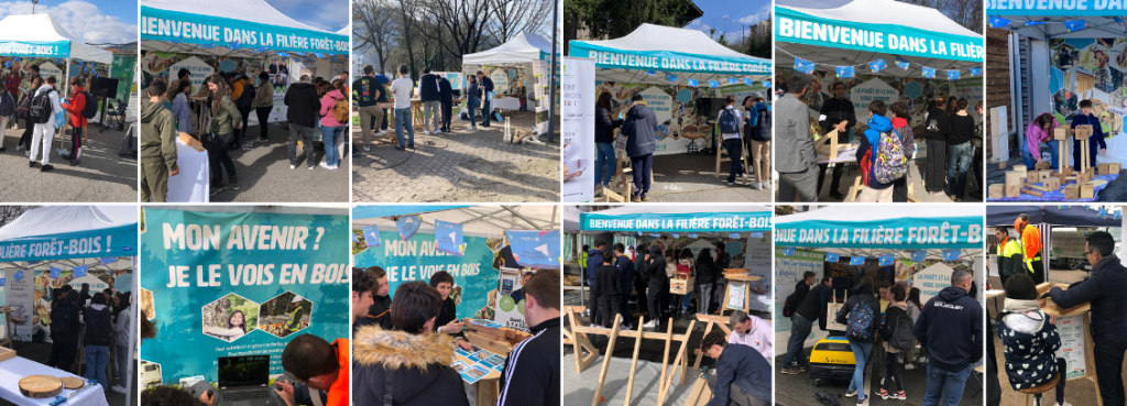 La Filière forêt-bois est partie en tournée avec la Caravane des métiers ! - Fibois AuRa